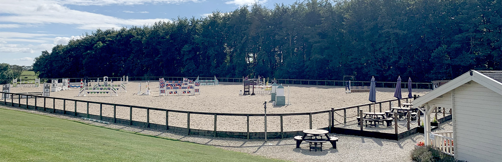 Rectory Farm Show Jumping Arena 80x50m Cirencester Gloucestershire